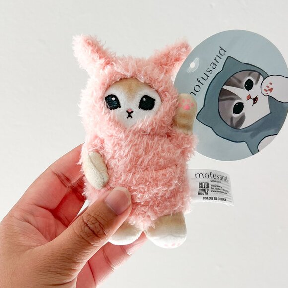 Mofusandcats | Toys | Mofusand Mini Pink Rabbit Cat Plush Toy | Poshmark